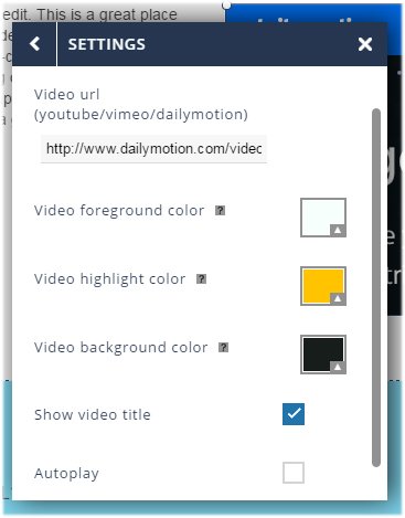 Understanding Player Settings for Dailymotion Videos - Website.com ...