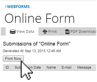 Export Form Data - Website.com Knowledge Base